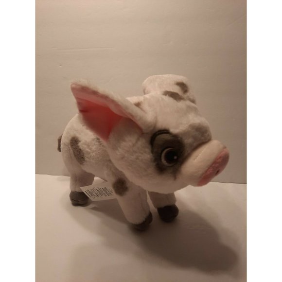 Disney | Toys | Disney Store Moana Pua Pig Plush Stuffed Animal White ...